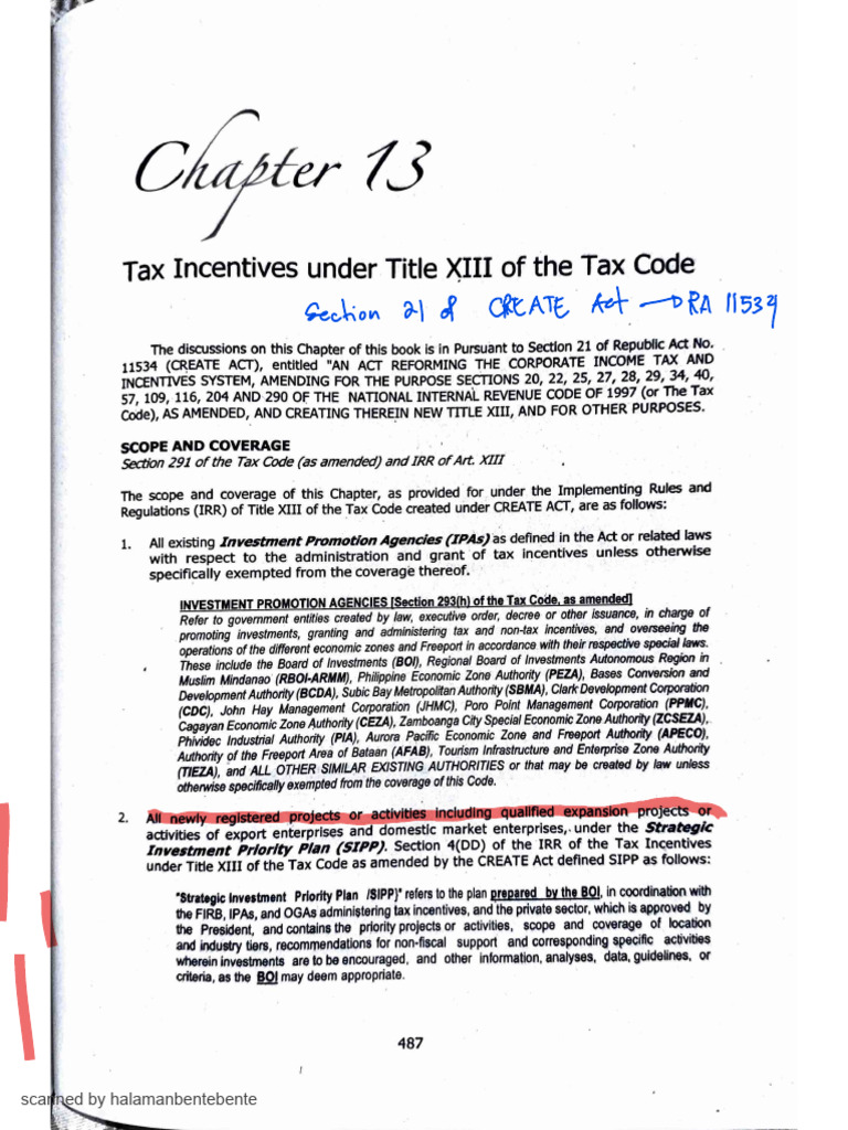 Chapter 13 - Tax Incentives | PDF | Taxes | Revenue