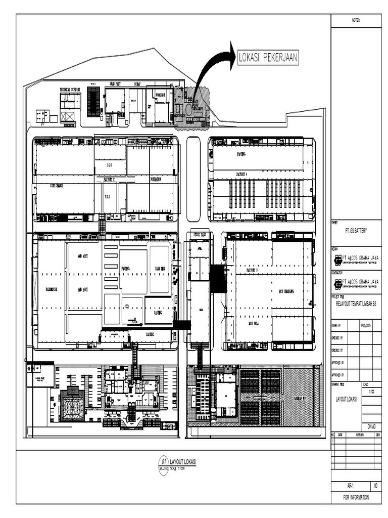 1 Relayout Tempat Limbah B3 | PDF