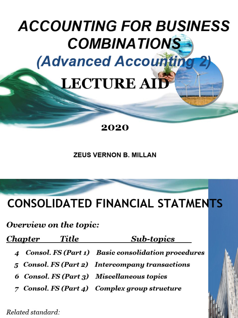 Chapter 4 Consolidated FS - Part 1-1 | PDF | Equity (Finance ...