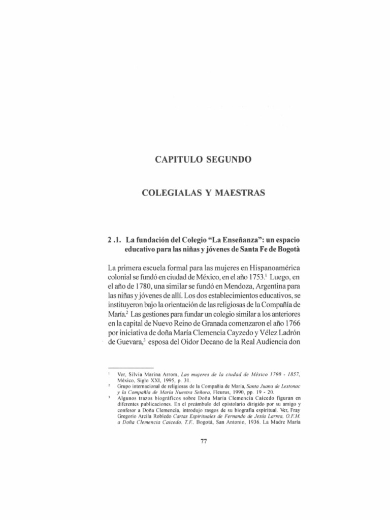 Cap02 ColegialasyMaestras | PDF | Bogotá