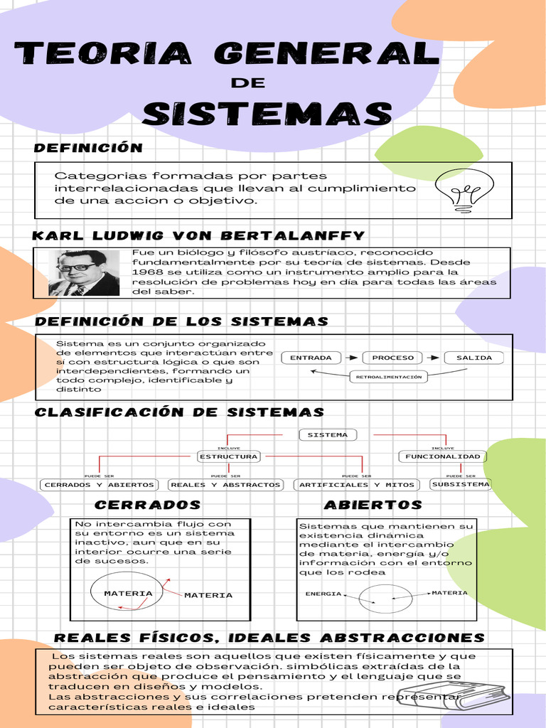 Infografia Teoria General de Sistemas | PDF