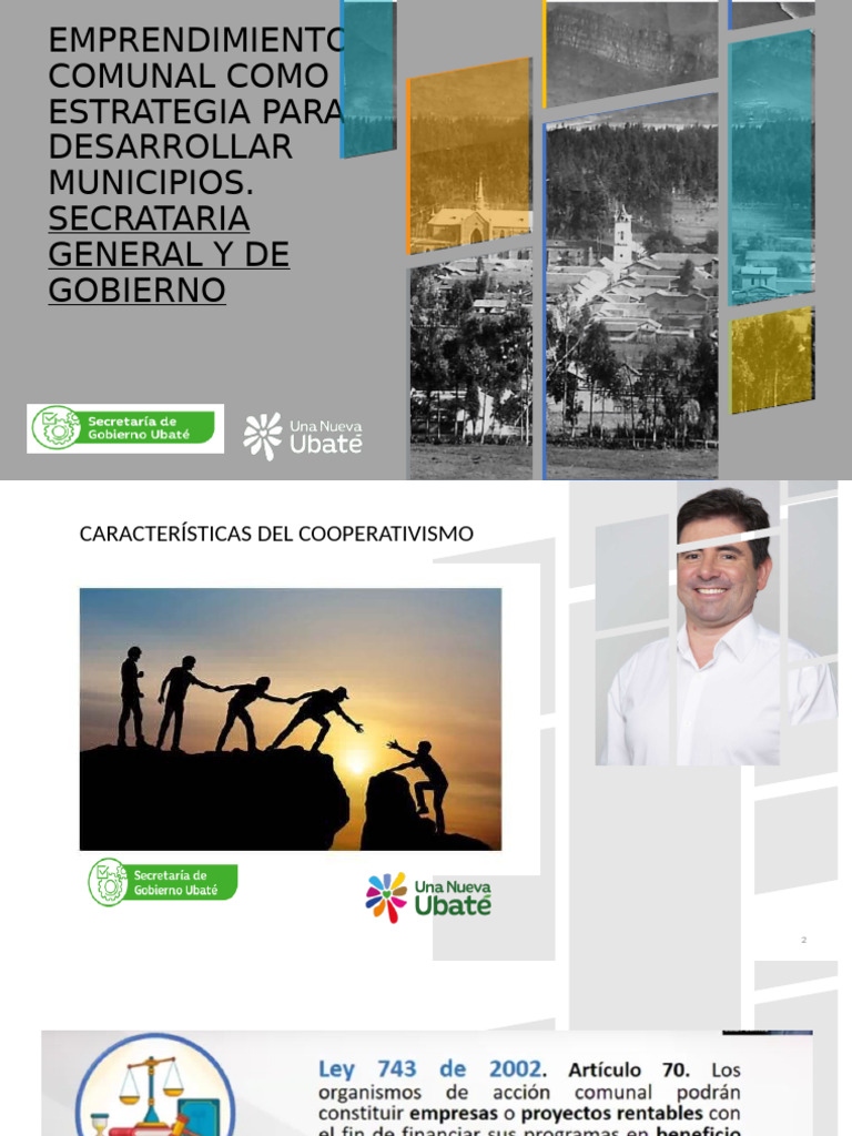 Capacitacion Emprendimiento Comunal Logo SGG | PDF | Cooperativa | Iniciativa empresarial
