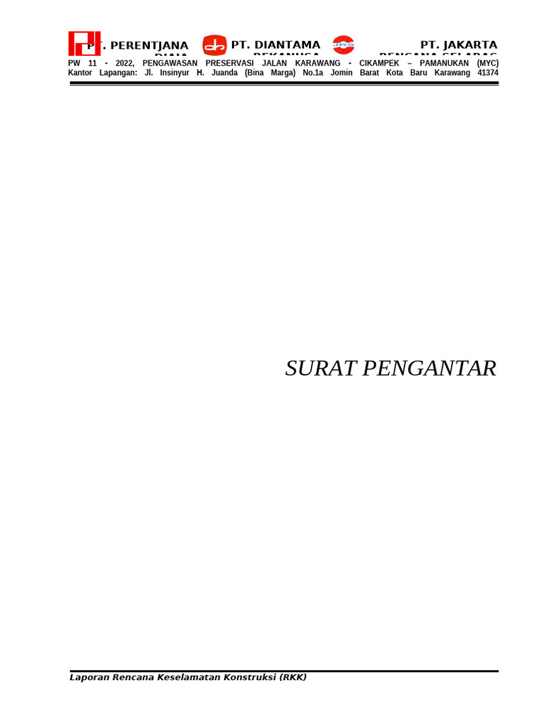 Rencana Keselamatan Konstruksi MYC | PDF