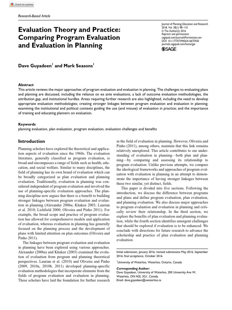 Evaluation Theory and Practice | PDF | Evaluation | Program Evaluation