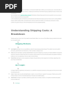 How Do You Calculate Freight Per Ton Per KM | PDF | Cargo | Transport