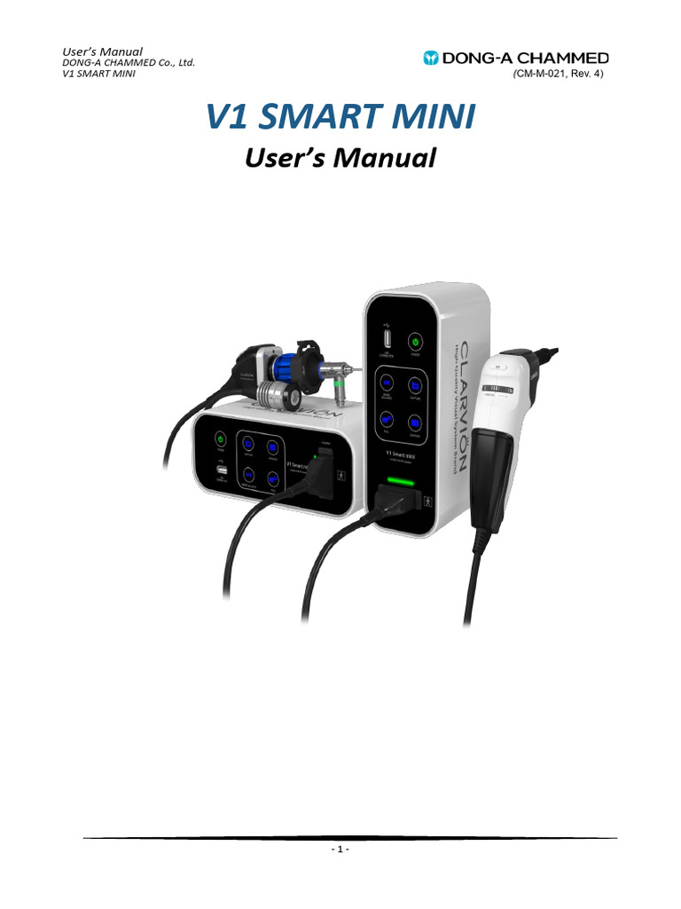 「반출」 (Manual) User's Manual, V1 SMART MINI IFU, EN | PDF | Hdmi | Computer Monitor