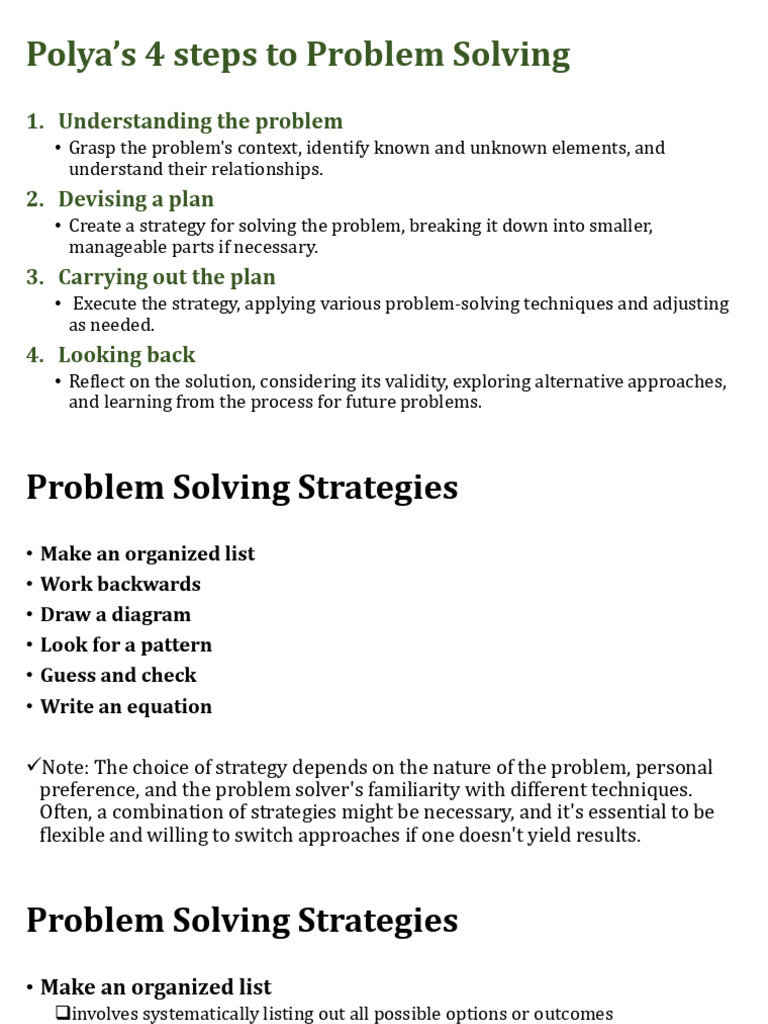 Module 3 Problem Solving With Strategies | PDF | Mathematics