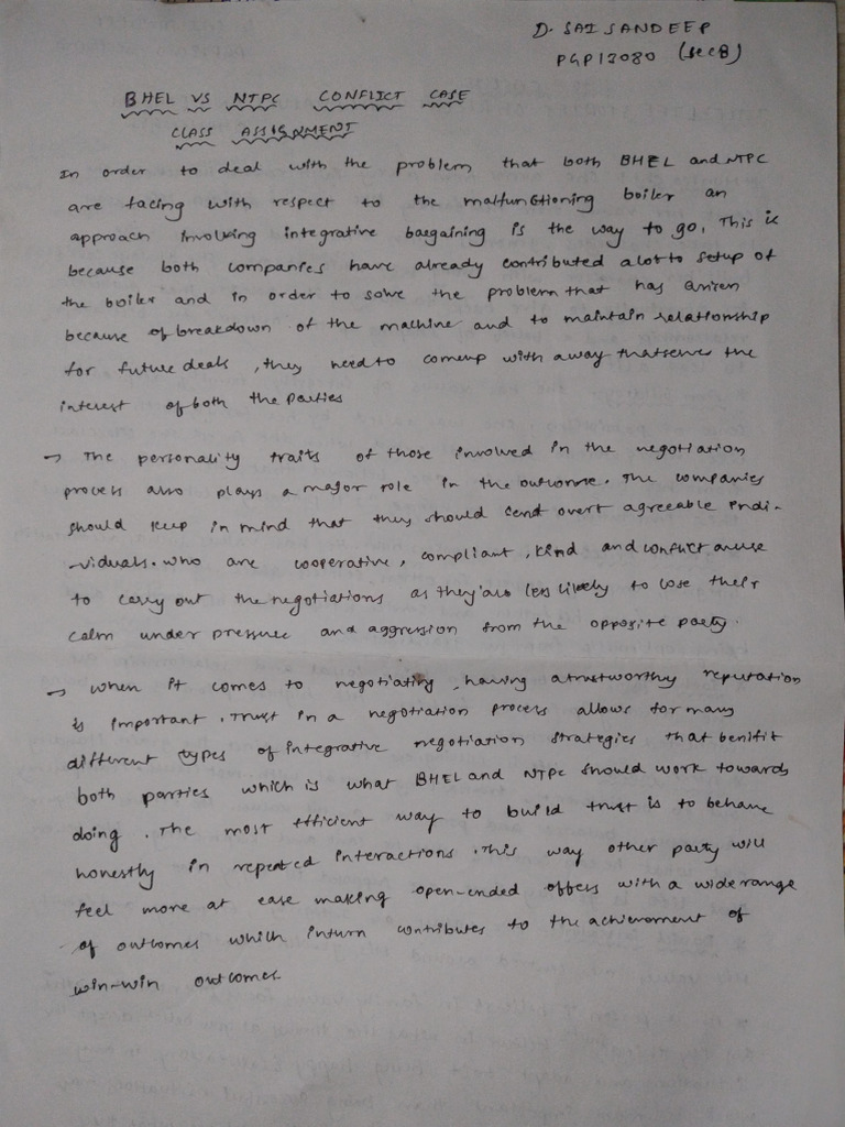 Dokiparthi Sai Sandeep - PGP13080 - B | PDF