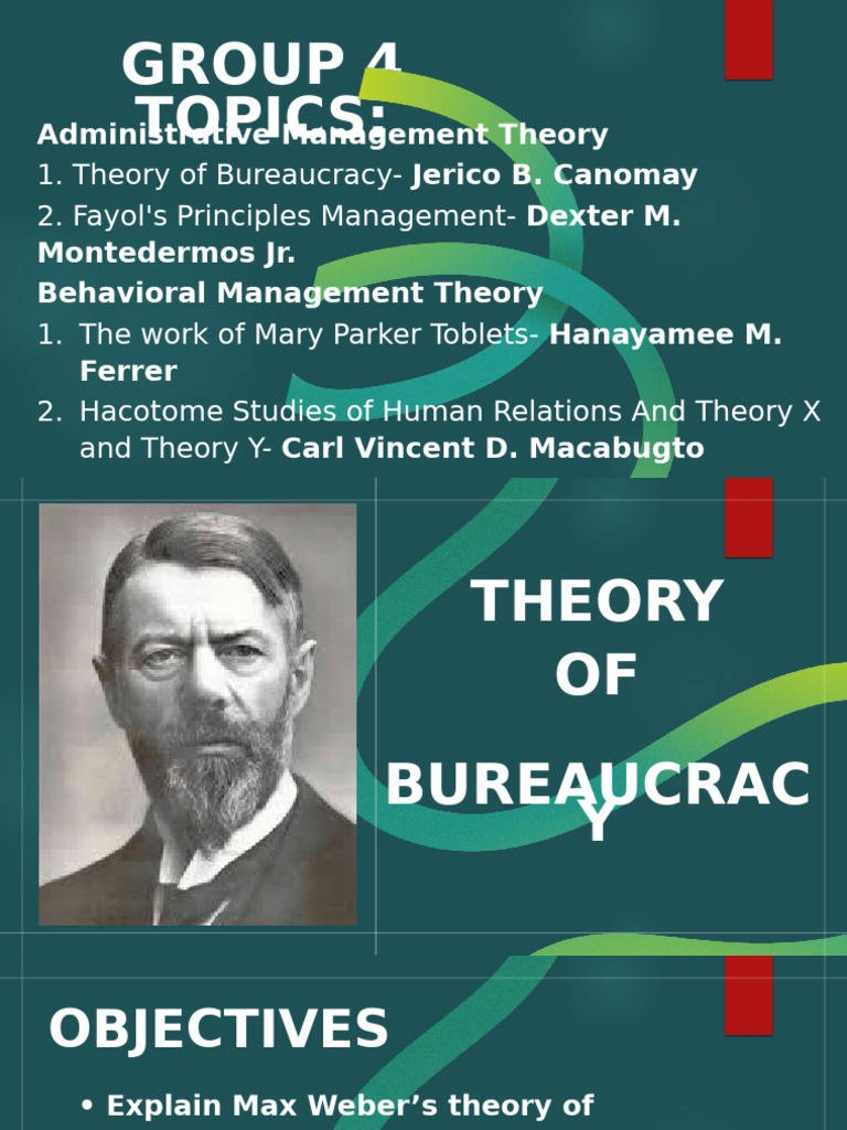 Theory of Bureaucracy | PDF | Bureaucracy | Business