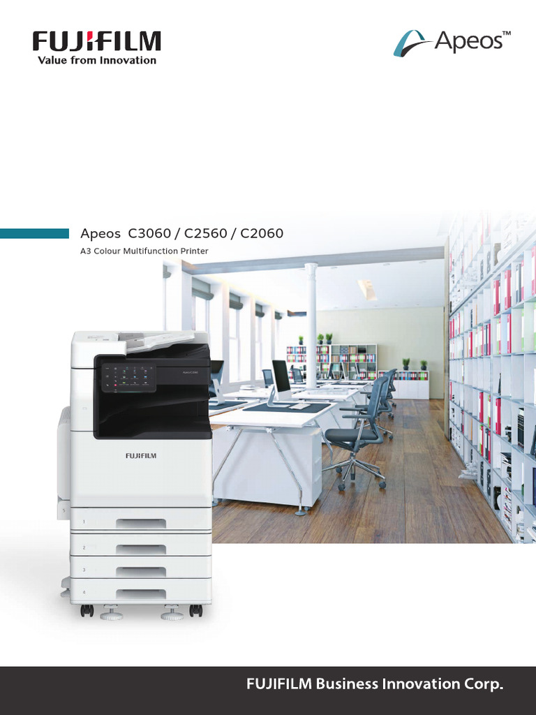 FUJIFILM Apeos C3060 C2560 C2060 | PDF | Fax | Image Scanner