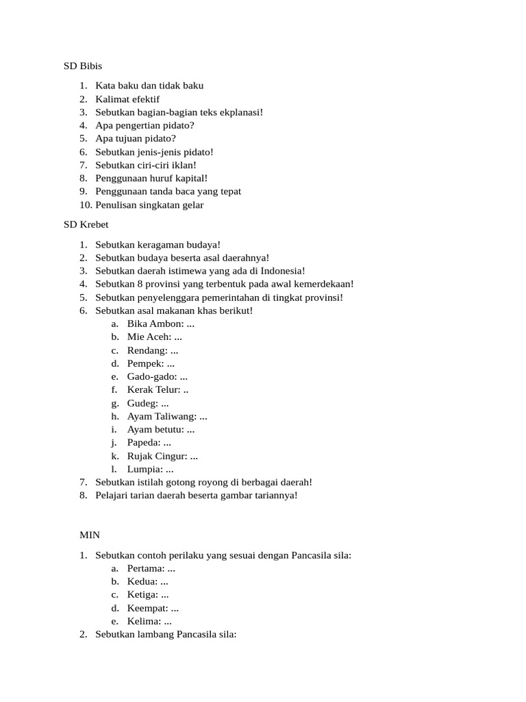 usek pancasila | PDF