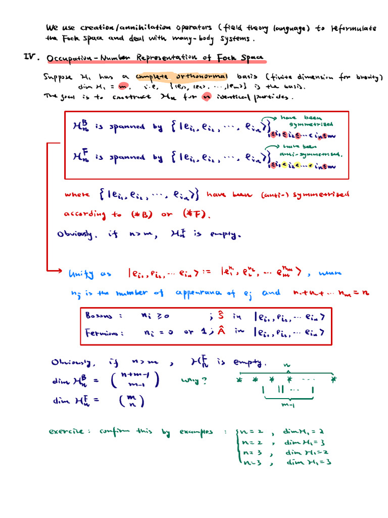 2.2. Creation and Annihilation Operators | PDF | Mathematics | Algebra