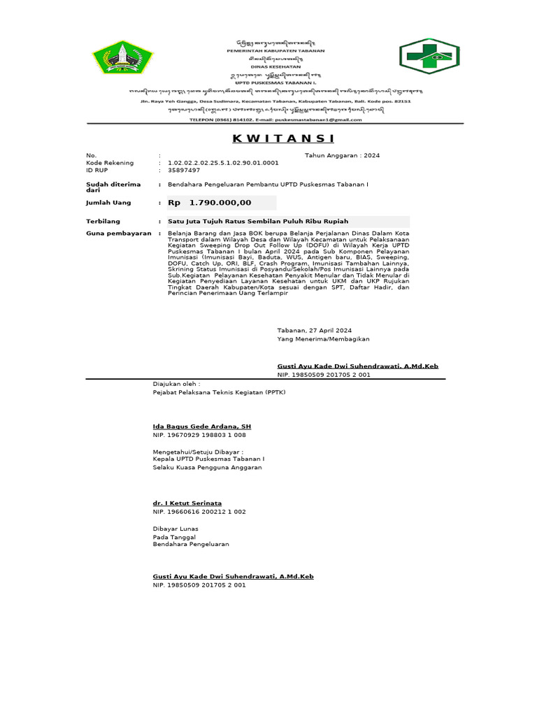 Verif-Spj Transport Sweeping April 2024 | PDF