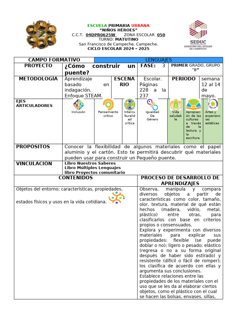 Plan Shir 12 Al 14 de Mayo | PDF | Papel | Puente
