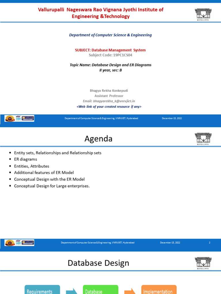 Dbms Unit 2 Database Designanderdiagrams Teams Pdf Databases