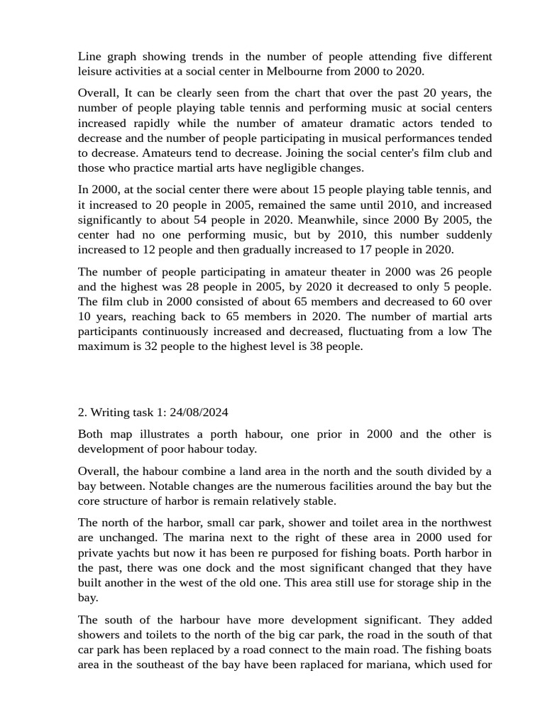 Writing Part 1 Line Graph 2408 | PDF | Working Time | Economies