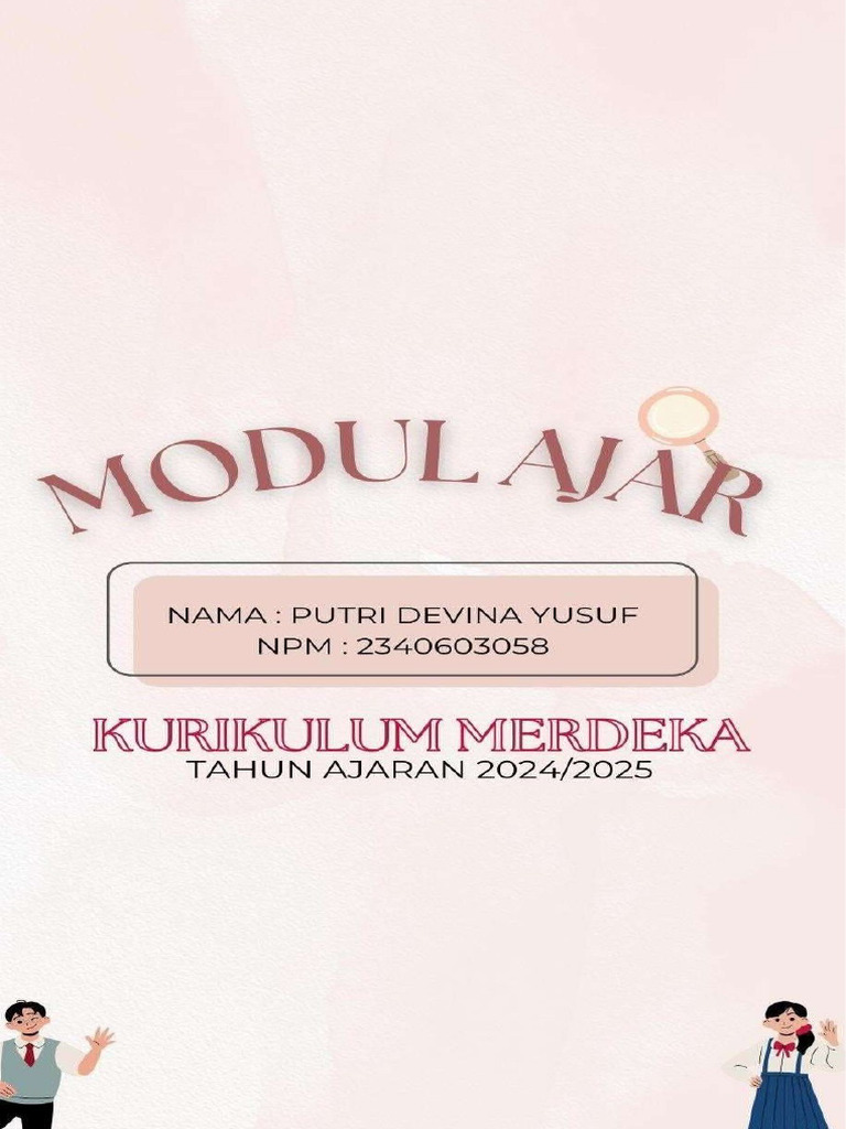Putri Devina Yusuf_Modul Ajar. | PDF