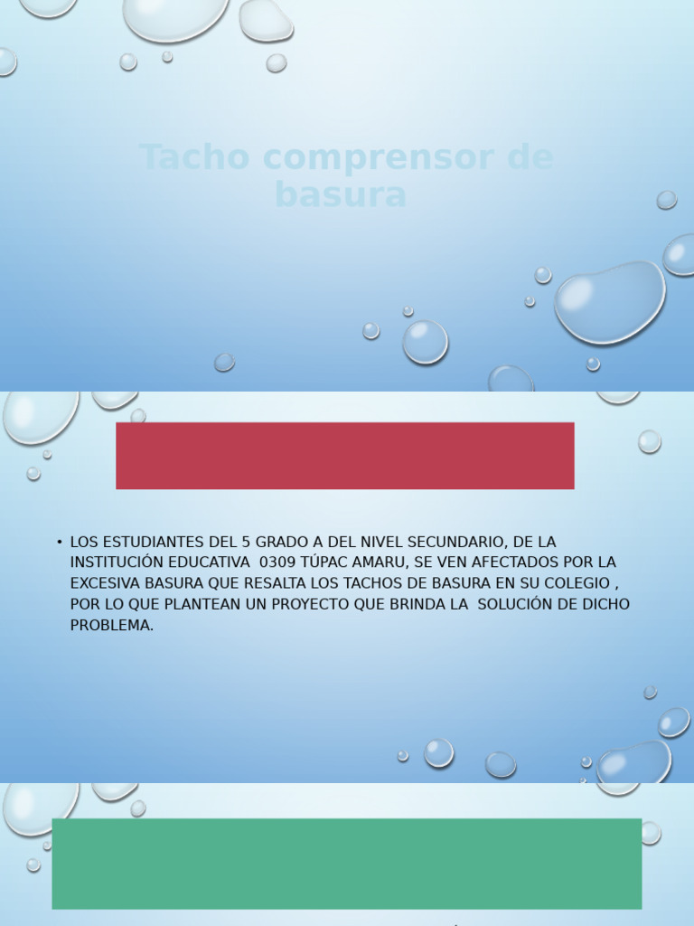 Tacho Comprensor de Basura | PDF