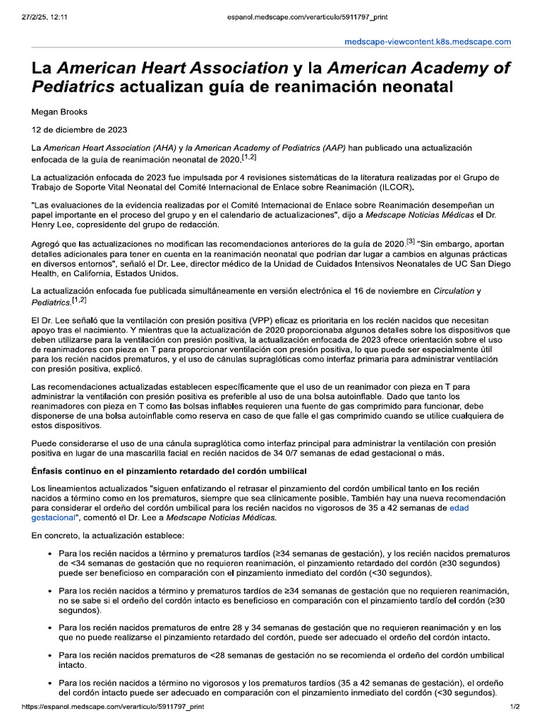 Espanol Medscape | PDF