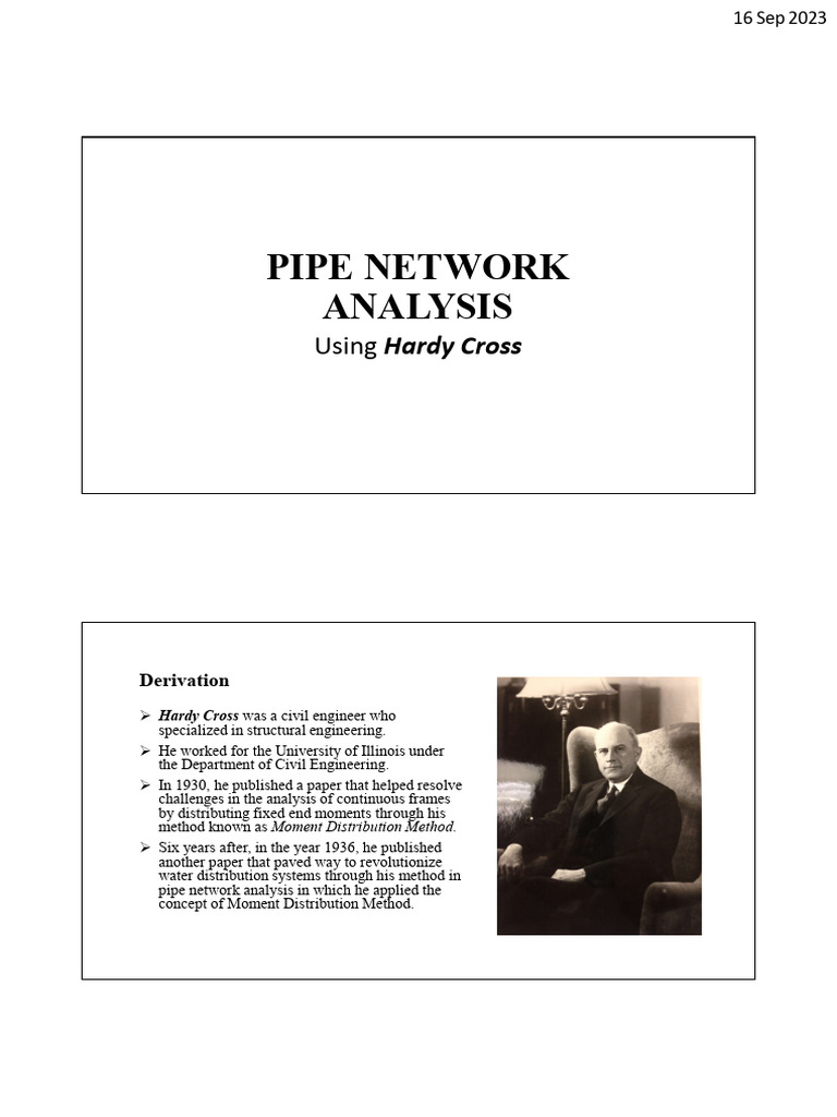 Pipe Network Analysis: Using | PDF | Applied Mathematics