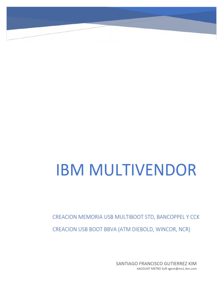 Guia para Hacer Usb Multiboot | PDF | Archivo de computadora | Memoria USB