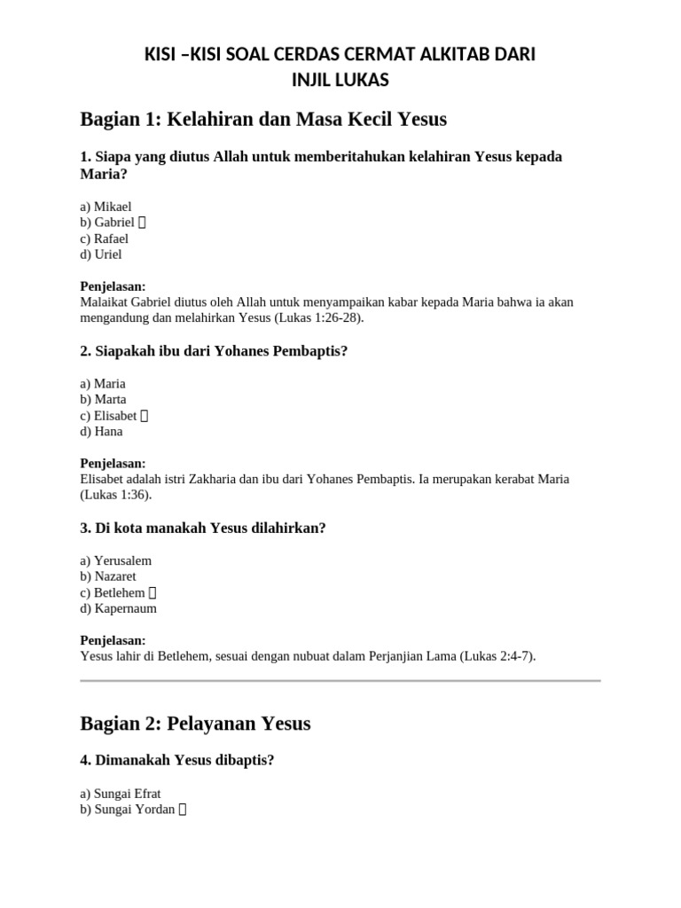 Parheheon CCA 2 Lukas | PDF