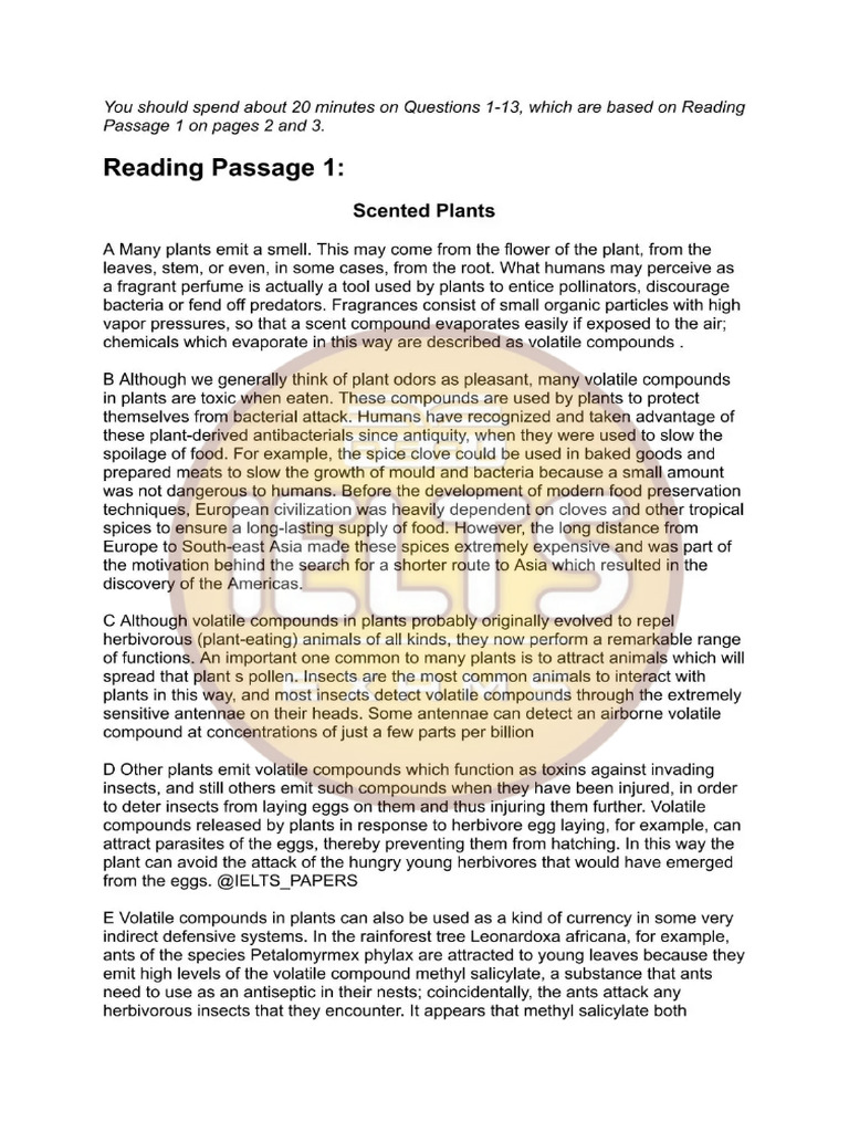 Full Reading Passage | PDF