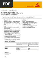 Sikawrap®-300 C: Product Data Sheet | PDF | Fibers | Fibre Reinforced ...