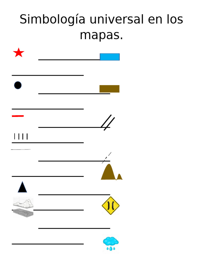 Simbología Universal en Los Mapas | PDF
