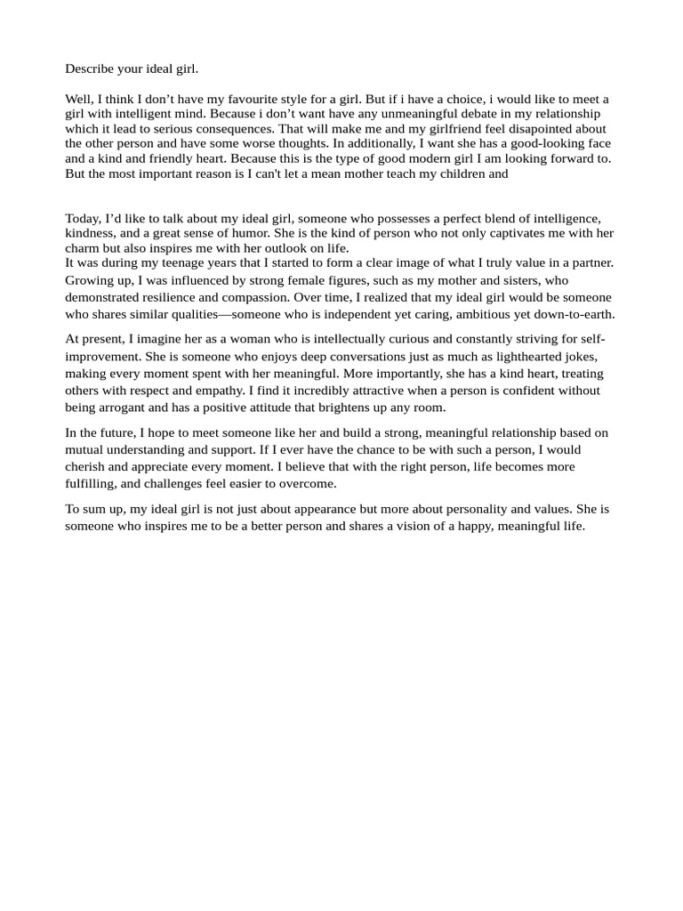 Ideal Girlfriend | PDF
