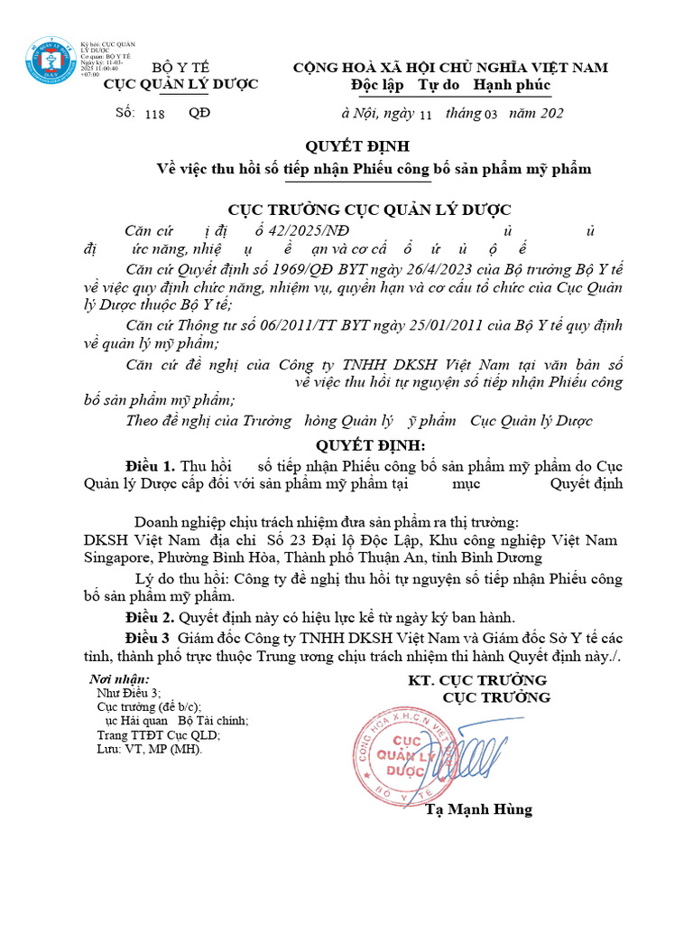 118 - QD - QLD 2025 - Signed | PDF