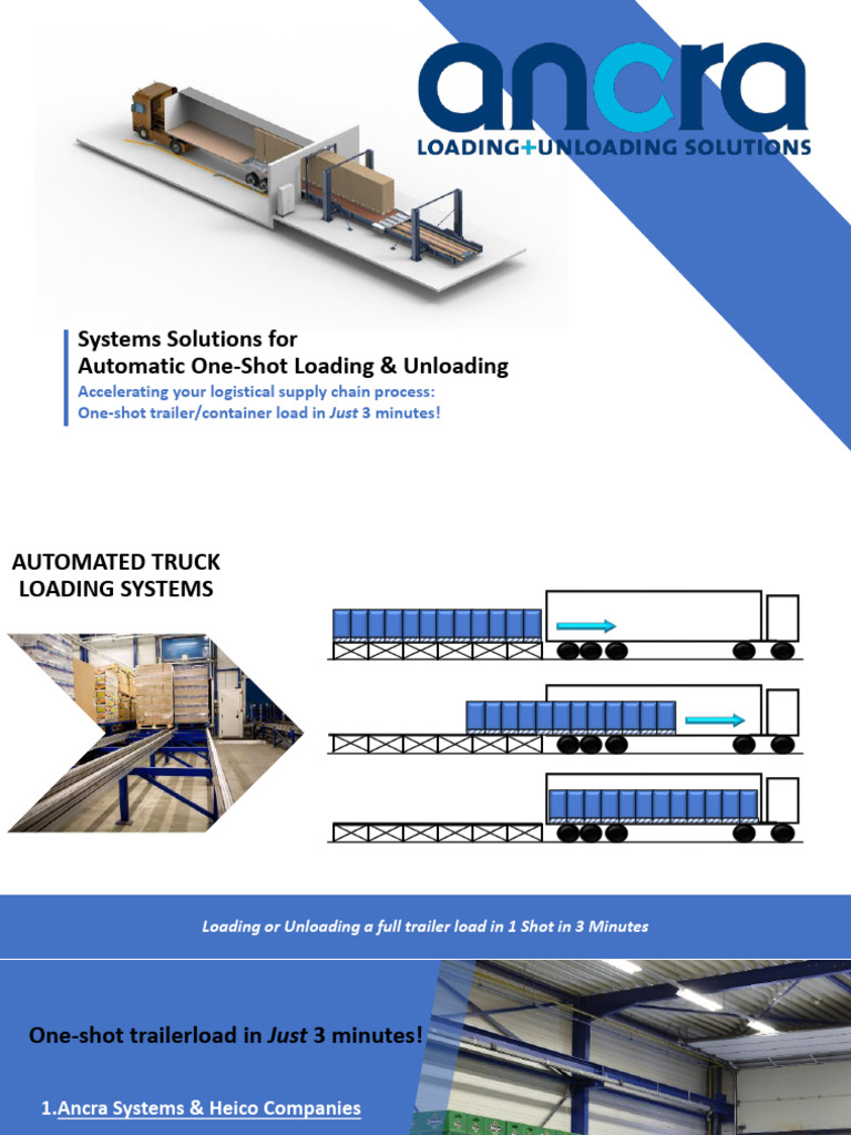 Automated Loading Solutions Overview | PDF | Truck | Pallet