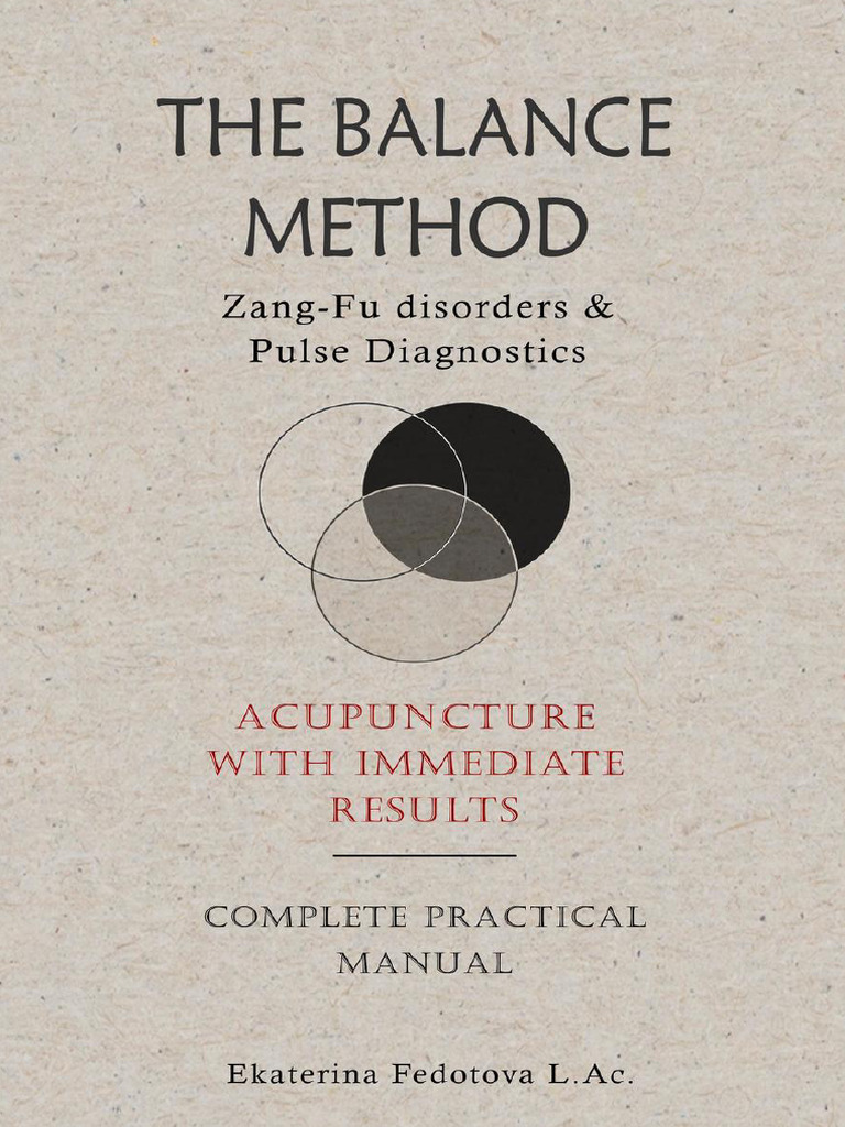 Balance Method for Zang-Fu Disorders | PDF | Traditional Chinese ...