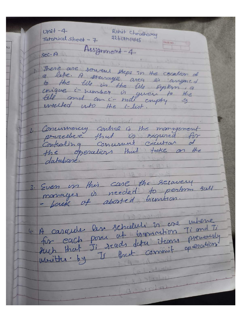 Dbms assignment 4 | PDF