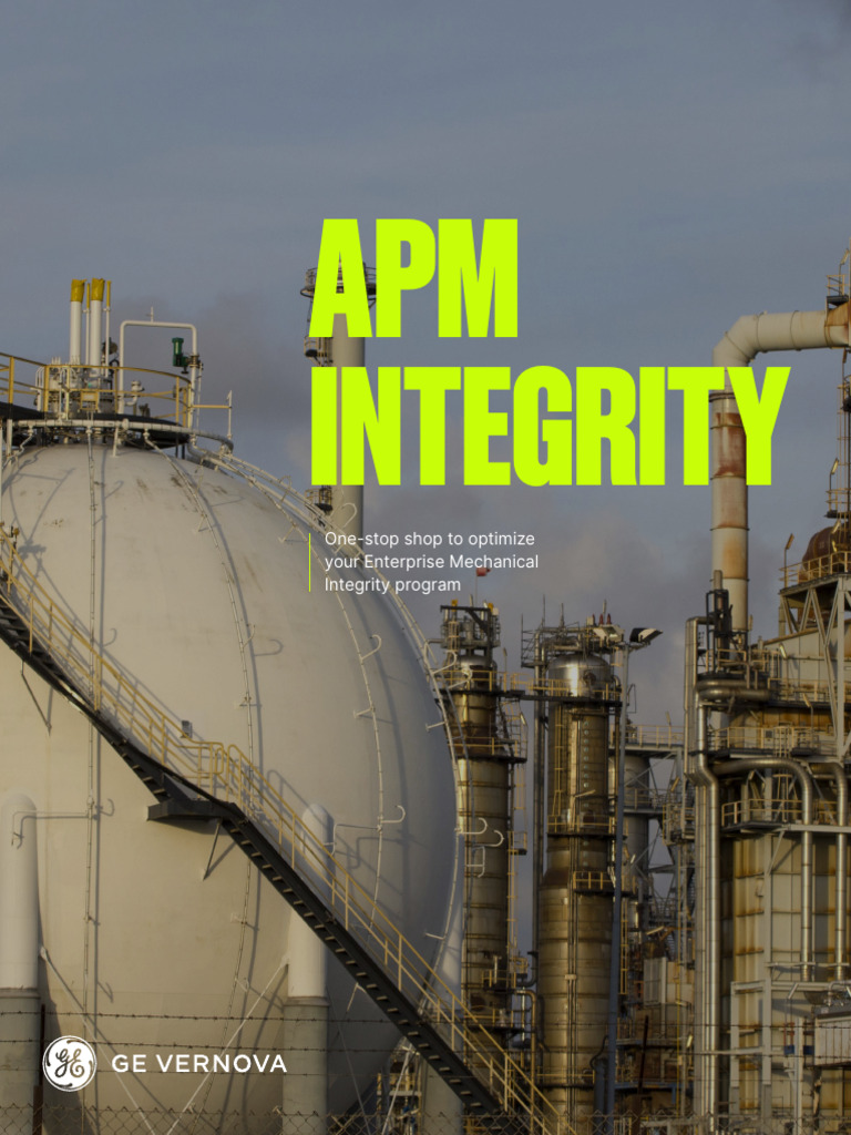 Brochure Asset Performance Management Mechanical Integrity | PDF | Risk | Reliability Engineering