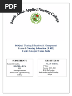 Neurological Observation Chart - GCS - Pupil Size | PDF
