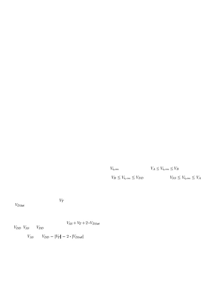1-V Rail-To-Rail Operational Amplifiers in Standard CMOS Technology | PDF | Amplifier ...