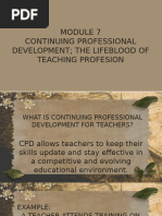 When To Earn CPD Units For Teachers | PDF | Professional Development | Vocational Education