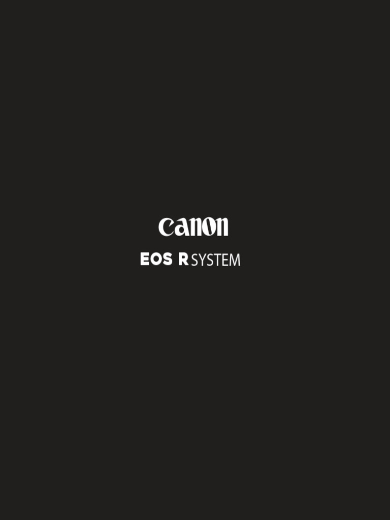 Canon: Eos R | PDF