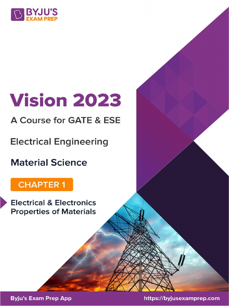 Chapter1 Electrical Electronic 161662317505665 | PDF | Semiconductors | Metals