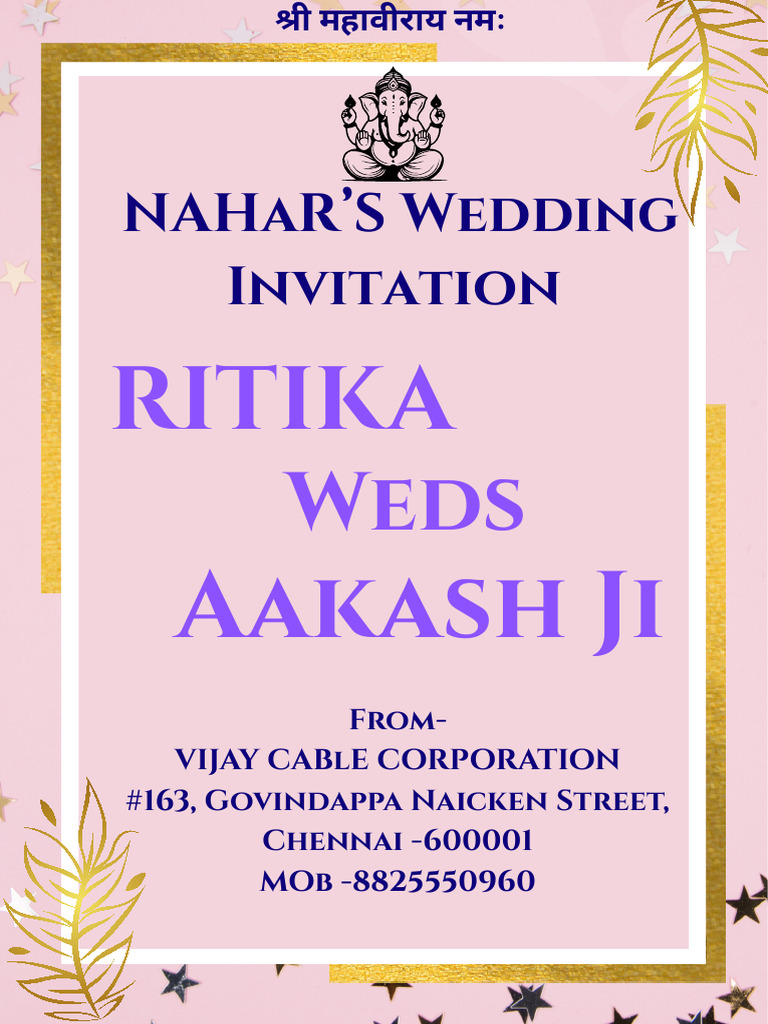 Ritika Weds Aakash Ji | PDF