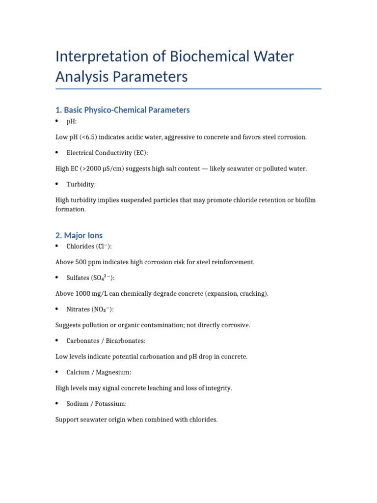 Biochemical Analysis Interpretation MAREX | PDF