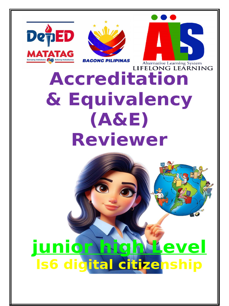 LEARNING STRAND 6 Digital Citizenship | PDF | Spreadsheet | World Wide Web