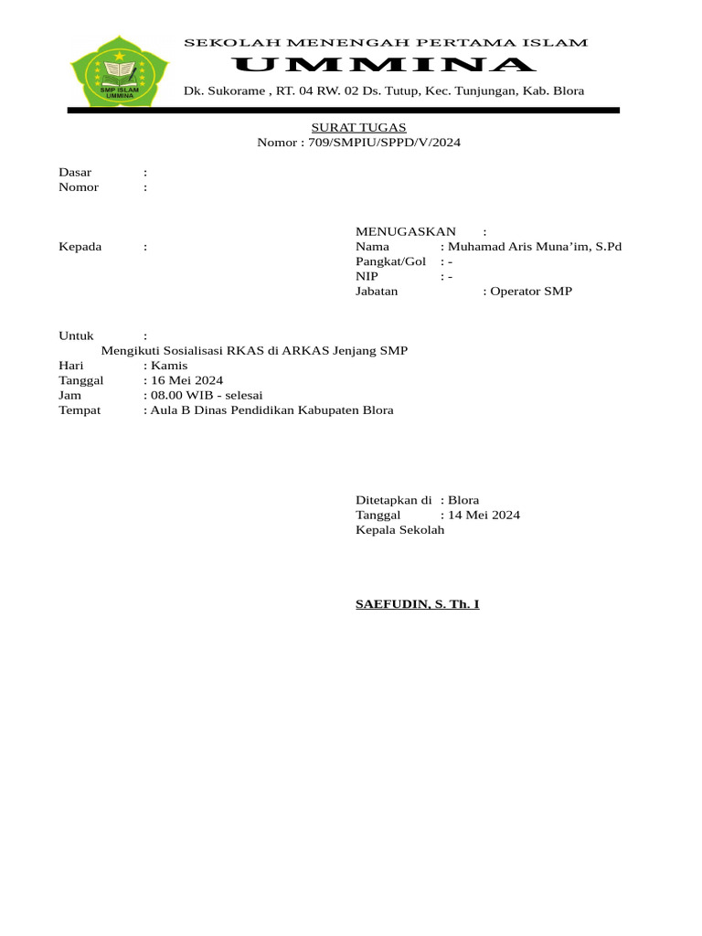 709 SPPD Pak Aris | PDF