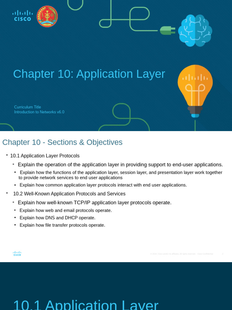 Ch10-Application Layer | PDF | World Wide Web | Internet & Web