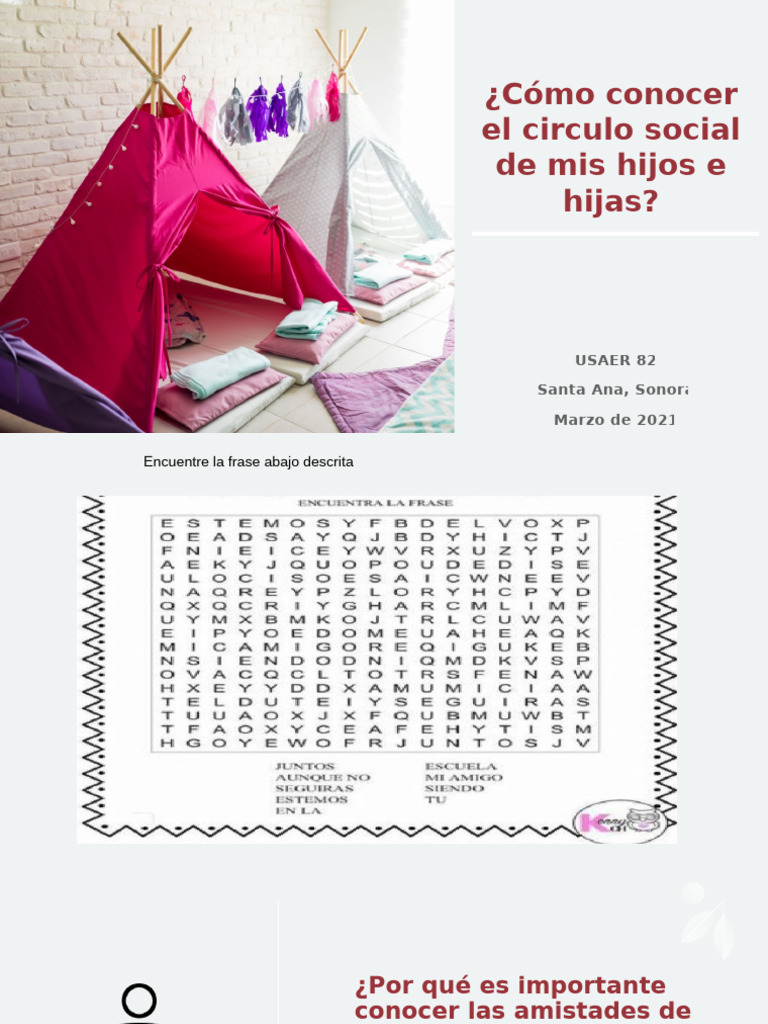 Cómo Conocer El Circulo Social de Mis Hijos e Hijas | PDF