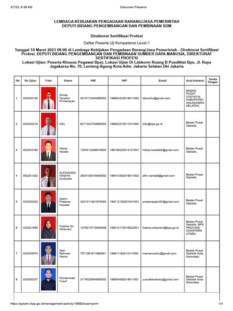 10 BPS Ruang B | PDF