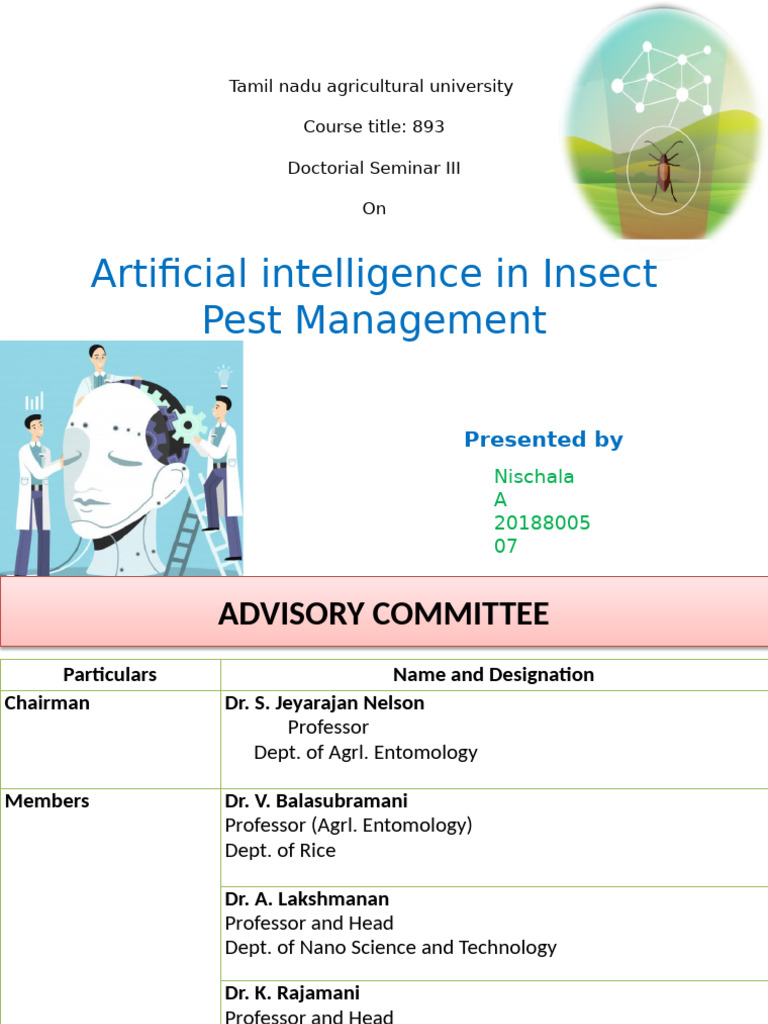Artificial Intelligence in Insect Pest Management | PDF | Machine ...
