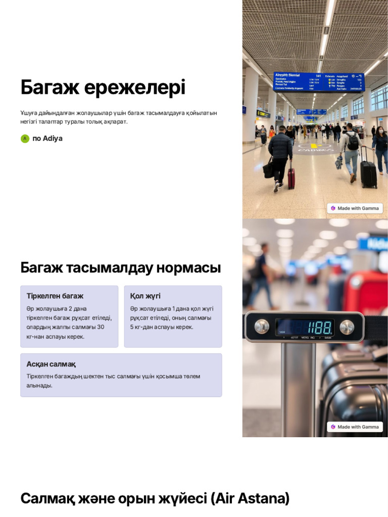 Bagazh Erezheleri | PDF