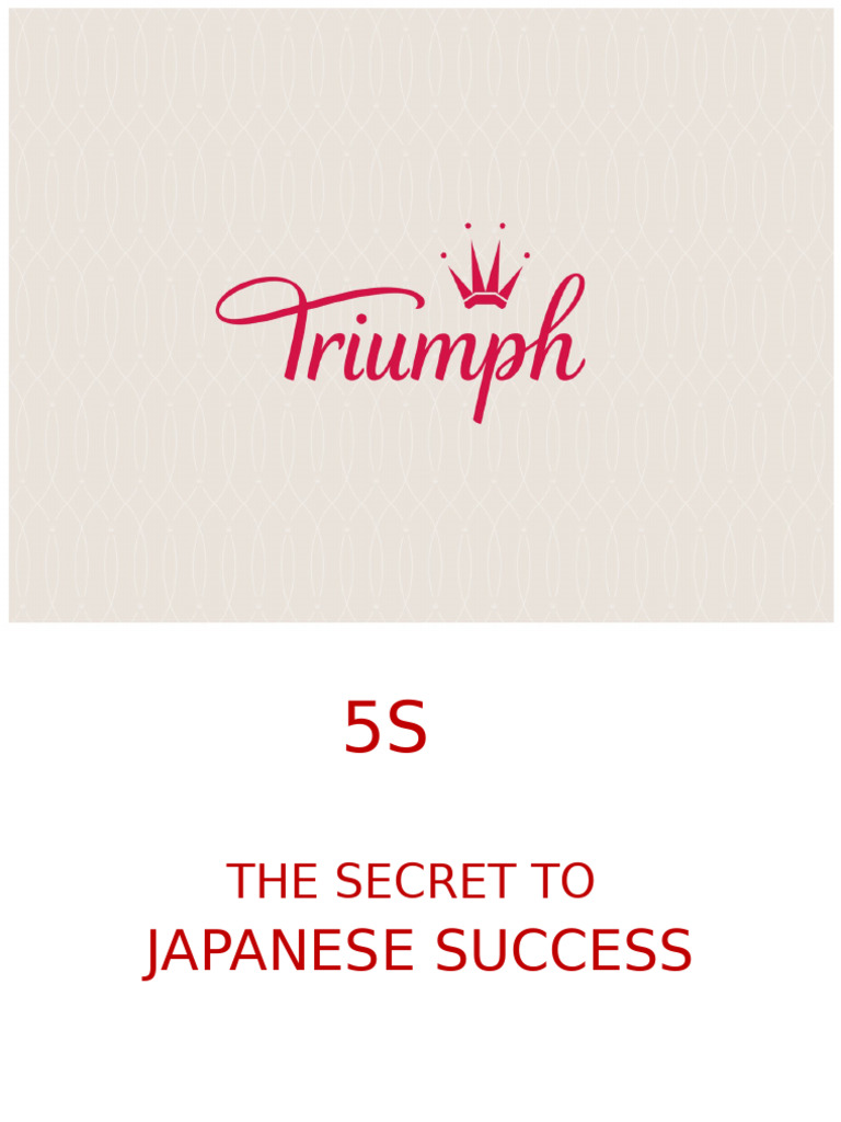 5s-The Secret To Japanese Success | PDF | Lean Manufacturing | Business